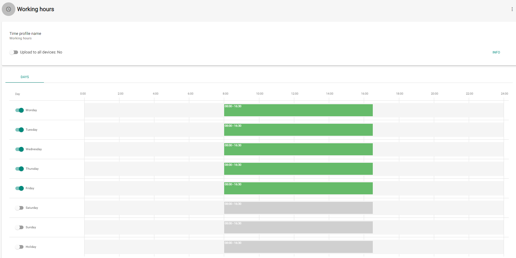 4.6 Time Profiles - 2N­ Access Commander