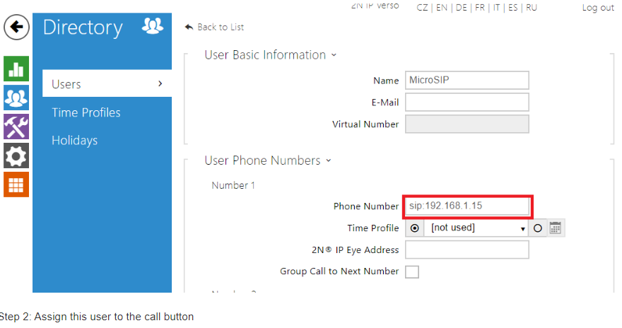 MicroSIP - How to call between 2N IP intercom and My2N - FAQ_Intercoms ...