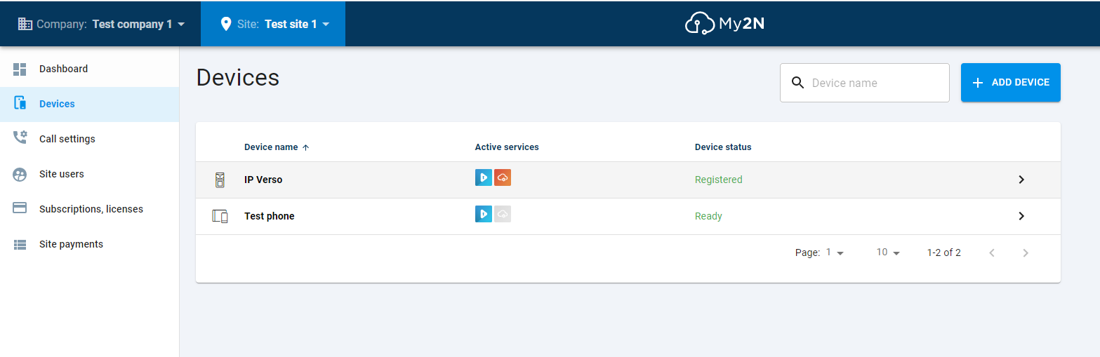 2N IP intercom - How to add an intercom using the Security Code - FAQ_My2N_private