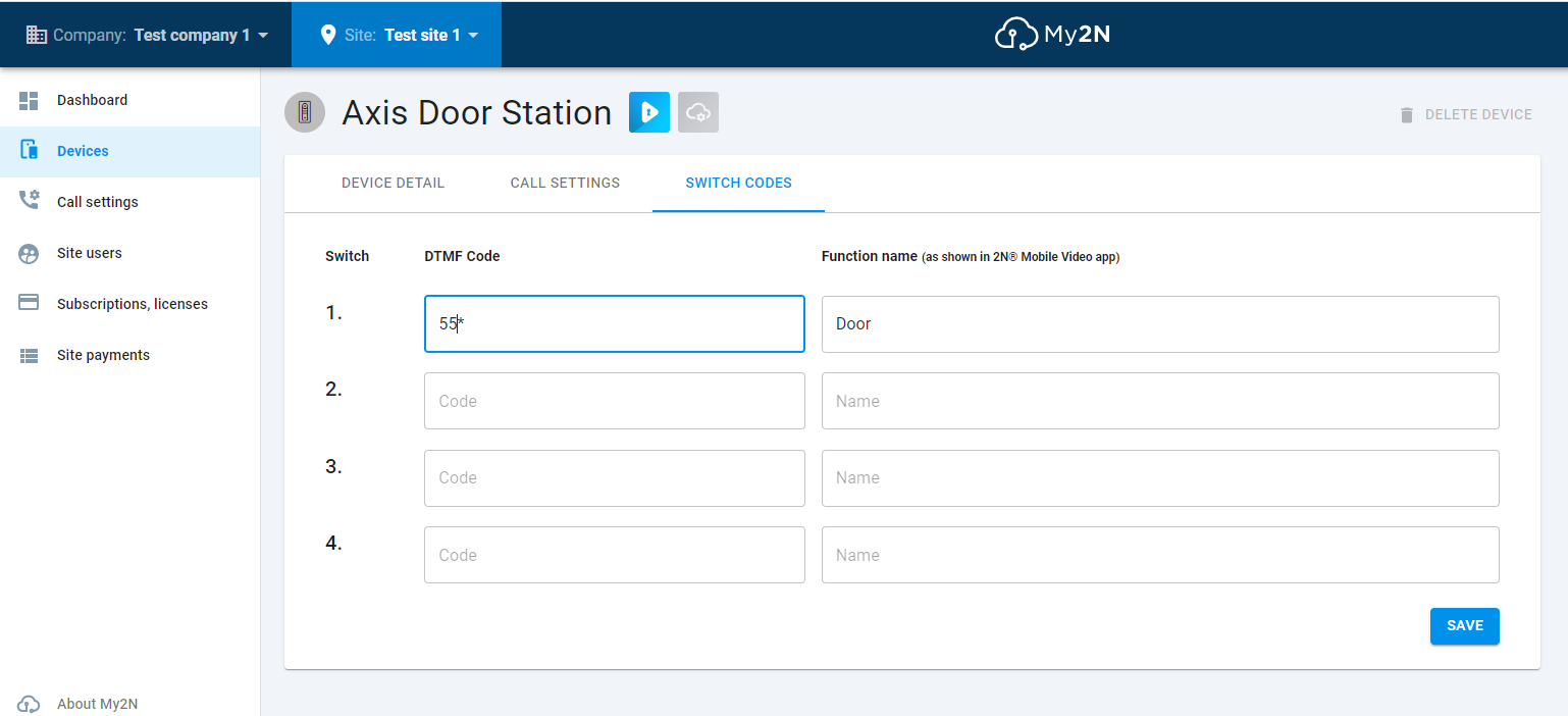Axis door station - How to connect it to Mobile Video service - FAQ_My2N_private