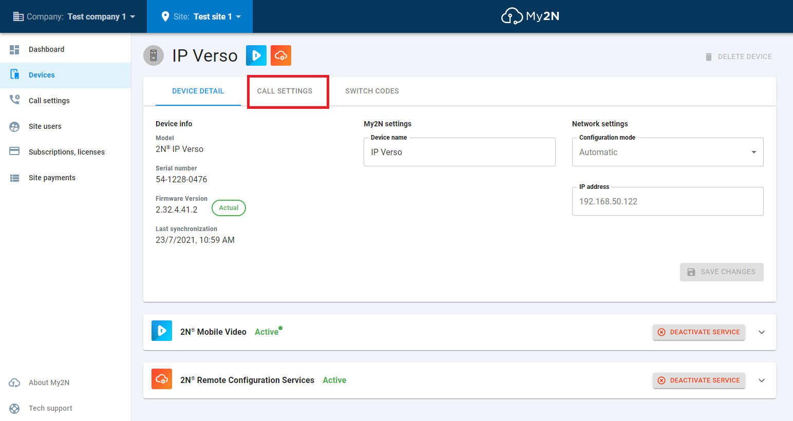 Call Setting How To Configure Call Settings For The Ip Intercom Faqmy2nprivate