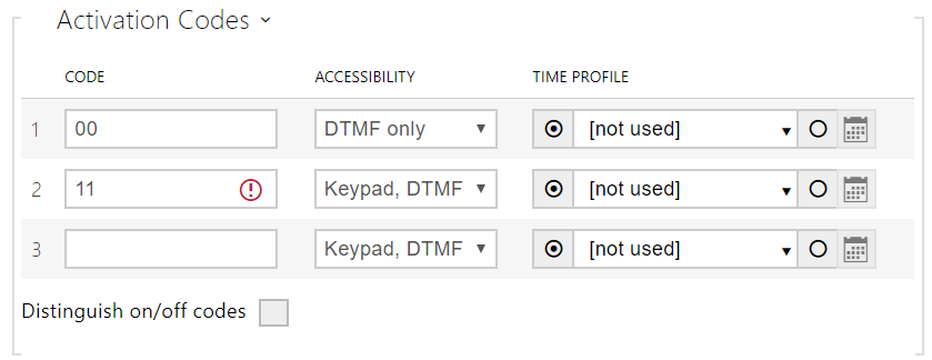 5.5.1 Switches - Configuration manual for 2N IP intercoms