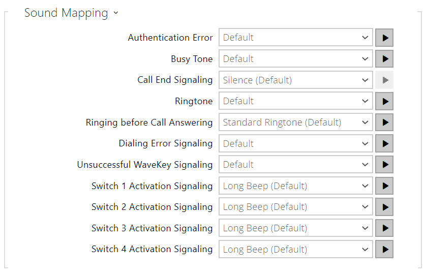 5.4.7 User Sounds - Configuration manual for 2N IP intercoms