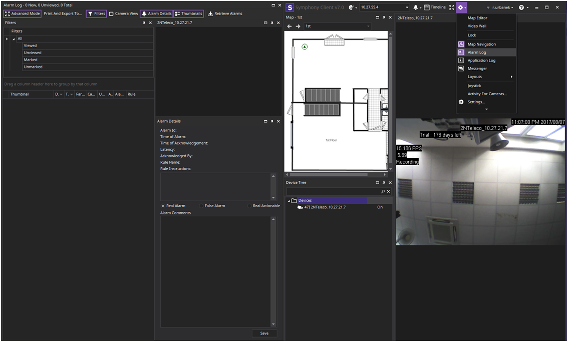 Aimetis Symphony - Interoperability Manual