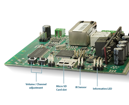 2N® Net Audio Decoder mono PCB - 2N Net Audio Systems