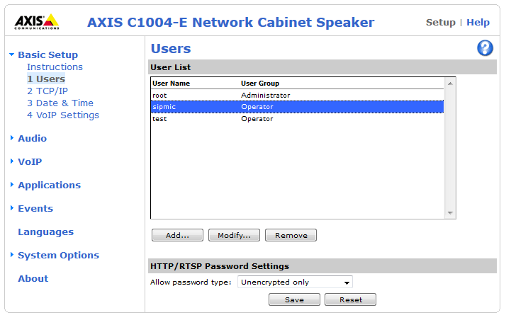 3.2.2 Announce to Zone - VAPIX - Uživatelský manuál 2N® SIP Mic