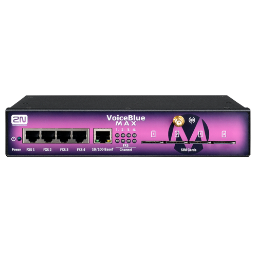 2.5 2N® VoiceBlue MAX Connection to VoIP - Uživatelský manuál 2N ...